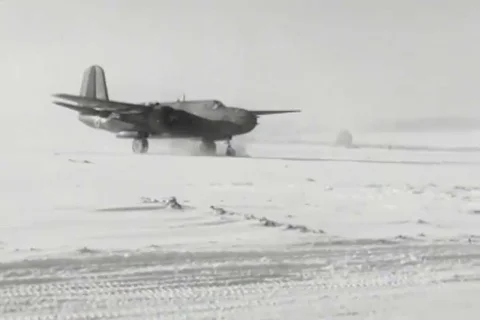 Scene of Lockheed P-38 Lightning and P-1... | Stock Video | Pond5