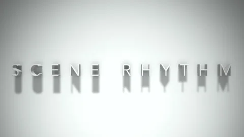 scene rhythm 3D title animation white te... | Stock Video | Pond5
