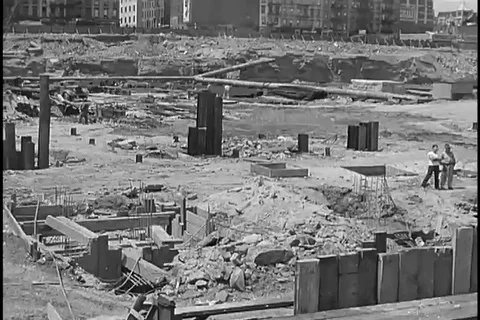 Scene of United Nations Building under c... | Stock Video | Pond5