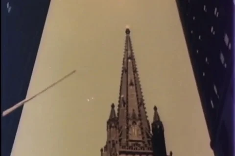 Scenes of high-rise building and statue ... | Stock Video | Pond5