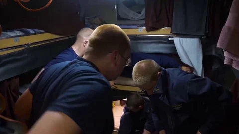 Nuclear Submarine Sleeping Quarters