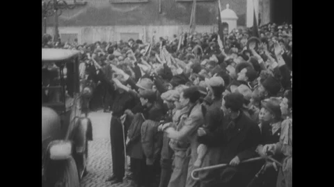 Scenes of Italian fascists and Benito Mu... | Stock Video | Pond5