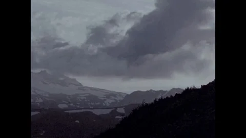 Scenes of Mount Rainier peaks, valleys a... | Stock Video | Pond5