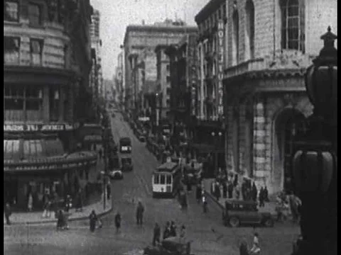 Scenes of San Francisco in the 1920s | Stock Video | Pond5