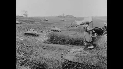 Scenes of war during World War II - 1945 | Stock Video | Pond5