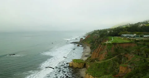 Scenic top view to El Matador state beac... | Stock Video | Pond5