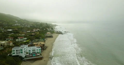 Scenic top view to El Matador state beac... | Stock Video | Pond5