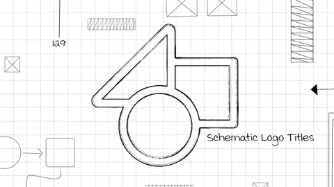 After Effects: Schematic Logo Reveal Titles #231996994