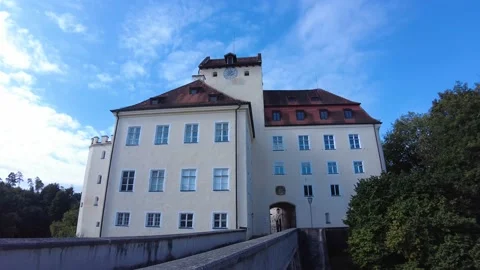 Schloss Seefeld Castle, Pilsensee Lake P... | Stock Video | Pond5