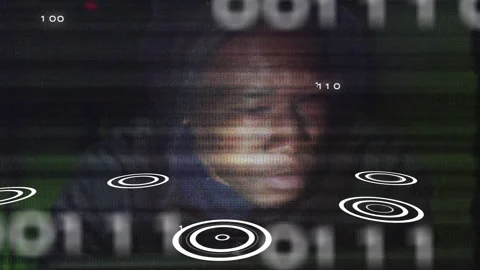 In school, animation overlaying binary c... | Stock Video | Pond5