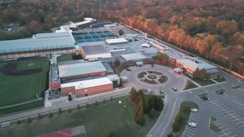 School buildings from above to get an ov... | Stock Video | Pond5