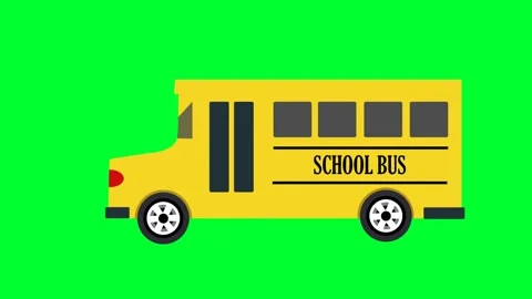 School bus pick up students from school ... | Stock Video | Pond5