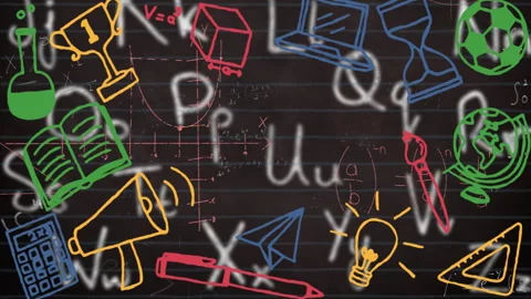 School Doodle Background Stock Videos – Royalty-Free HD & 4K Videos
