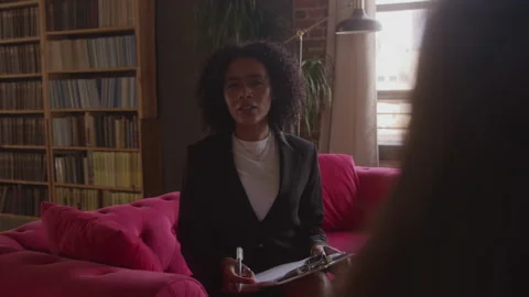 School Counselor Taking Notes and Engagi... | Stock Video | Pond5