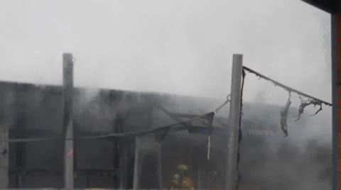 School Fire Classroom Close Fire fight | Stock Video | Pond5