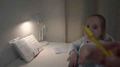 Girl Doing Homework Stock Video Footage | Royalty Free Girl Doing ...