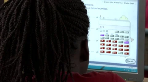 Solving A Problem Computer Stock Video Footage | Royalty Free Solving A ...