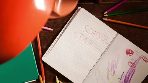 School starts - Stop motion animation - ... | Stock Video | Pond5