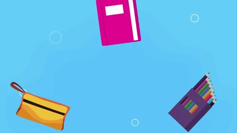 School Supplies Stock Footage ~ Royalty Free Stock Videos | Pond5