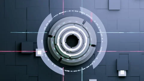 Sci-Fi Abstract Animated HUD Background ... | Stock Video | Pond5