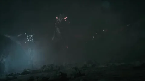 Sci-Fi Beast T-REX Robot in Star Trek 01 | Stock Video | Pond5