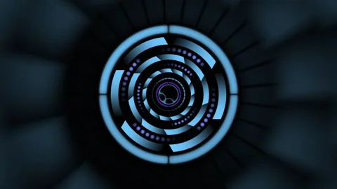 Sci-Fi Electric Spinning Effect. 4K. | Stock Video | Pond5