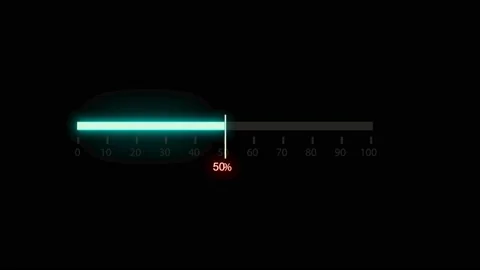 Sci Fi, HUD progress loading bar. Digita... | Stock Video | Pond5