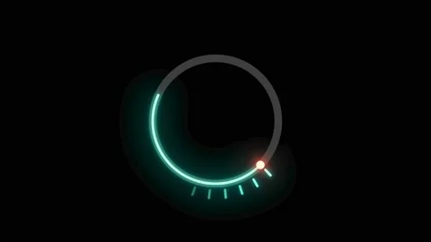 Sci Fi, HUD progress loading bar. Digita... | Stock Video | Pond5