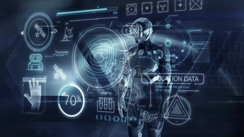 Sci-fi space satellite communication fro... | Stock Video | Pond5