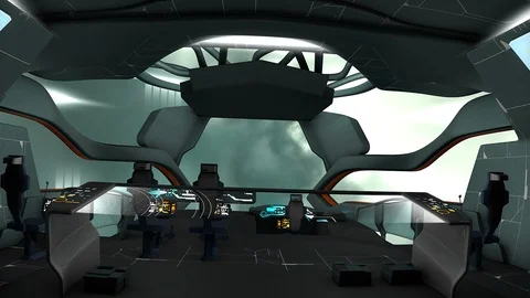 Command Spaceship Stock Footage ~ Royalty Free Stock Videos | Pond5