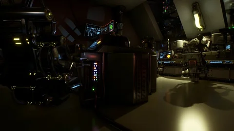 Sci-Fi Teamwork Scene: Victory in Comman... | Stock Video | Pond5
