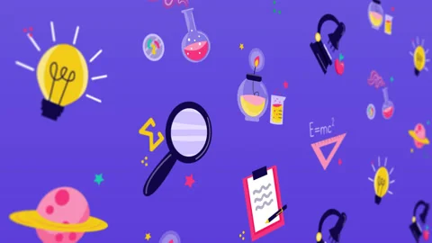 science education background 3D animatio... | Stock Video | Pond5