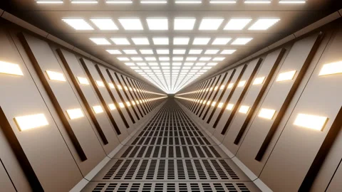 Science Fiction corridor animation | Stock Video | Pond5