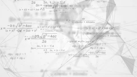 Scientific mathematical abstract white b... | Stock Video | Pond5