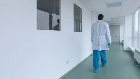 Doctor Walking Back View Stock Videos – Royalty-Free HD & 4K Videos