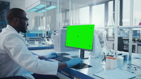 Lab Green Screen Stock Video Footage | Royalty Free Lab Green Screen ...