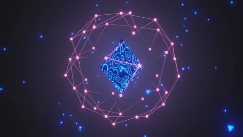 SciFi Motion Background Loop Plexus Part... | Stock Video | Pond5