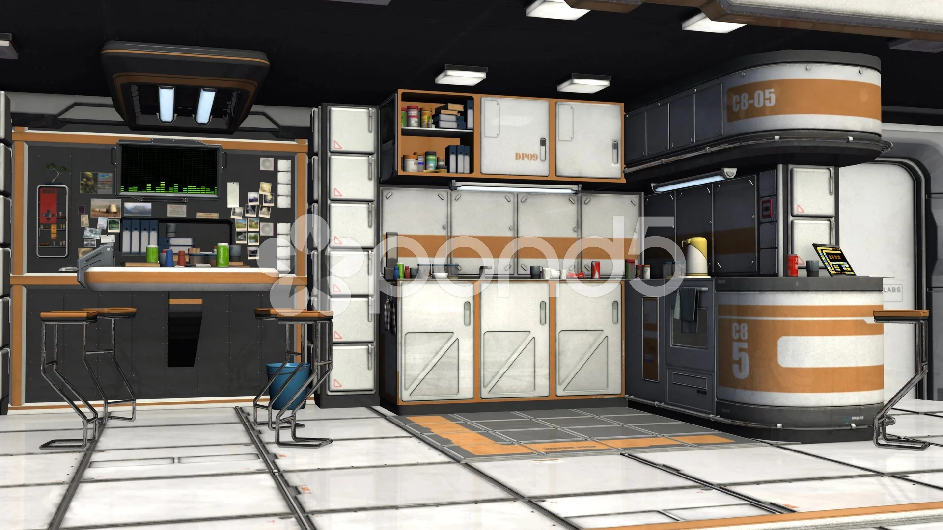 Space Shuttle Kitchen