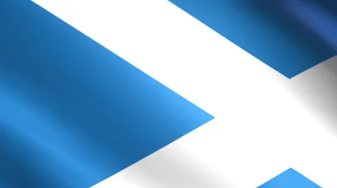 Scottish Flag Animation | Stock Video | Pond5