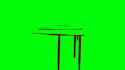 Scratch Wound Bleeding on a Green Screen... | Stock Video | Pond5