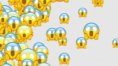 Screaming Animated Emoji pack with Overl... | Stock Video | Pond5