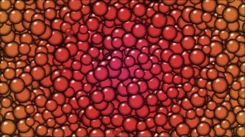 Screen Filling Popping Bubbles Animation... | Stock Video | Pond5