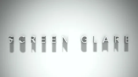 screen glare 3D title animation white te... | Stock Video | Pond5