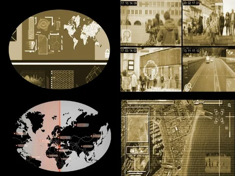 Screen Scanning Monitor Yellow Bar... | Stock Video | Pond5