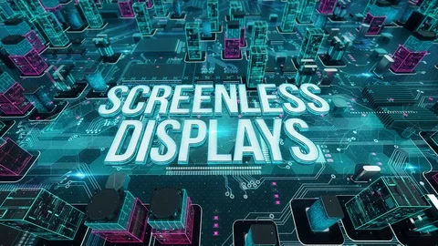 Screenless Displays with digital technol... | Stock Video | Pond5