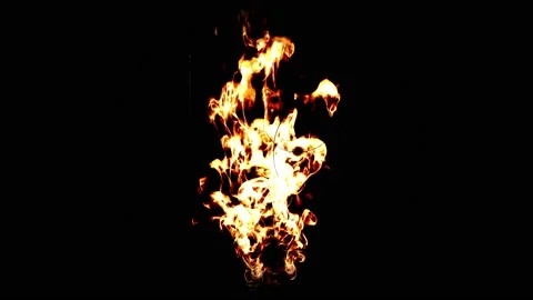 Screensaver for the fire horror movie. A... | Stock Video | Pond5