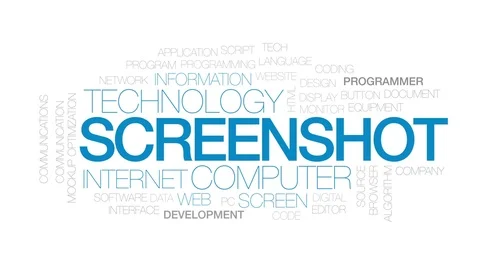 Screenshot animated word cloud, text des... | Stock Video | Pond5