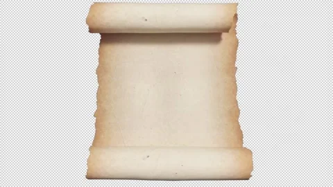 Scroll background with alpha channel 4 | Stock Video | Pond5