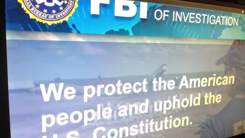 scroll fbi federal bureau of investigati... | Stock Video | Pond5