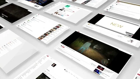 Scrolling Youtube Stock Videos – Royalty-Free HD & 4K Videos
